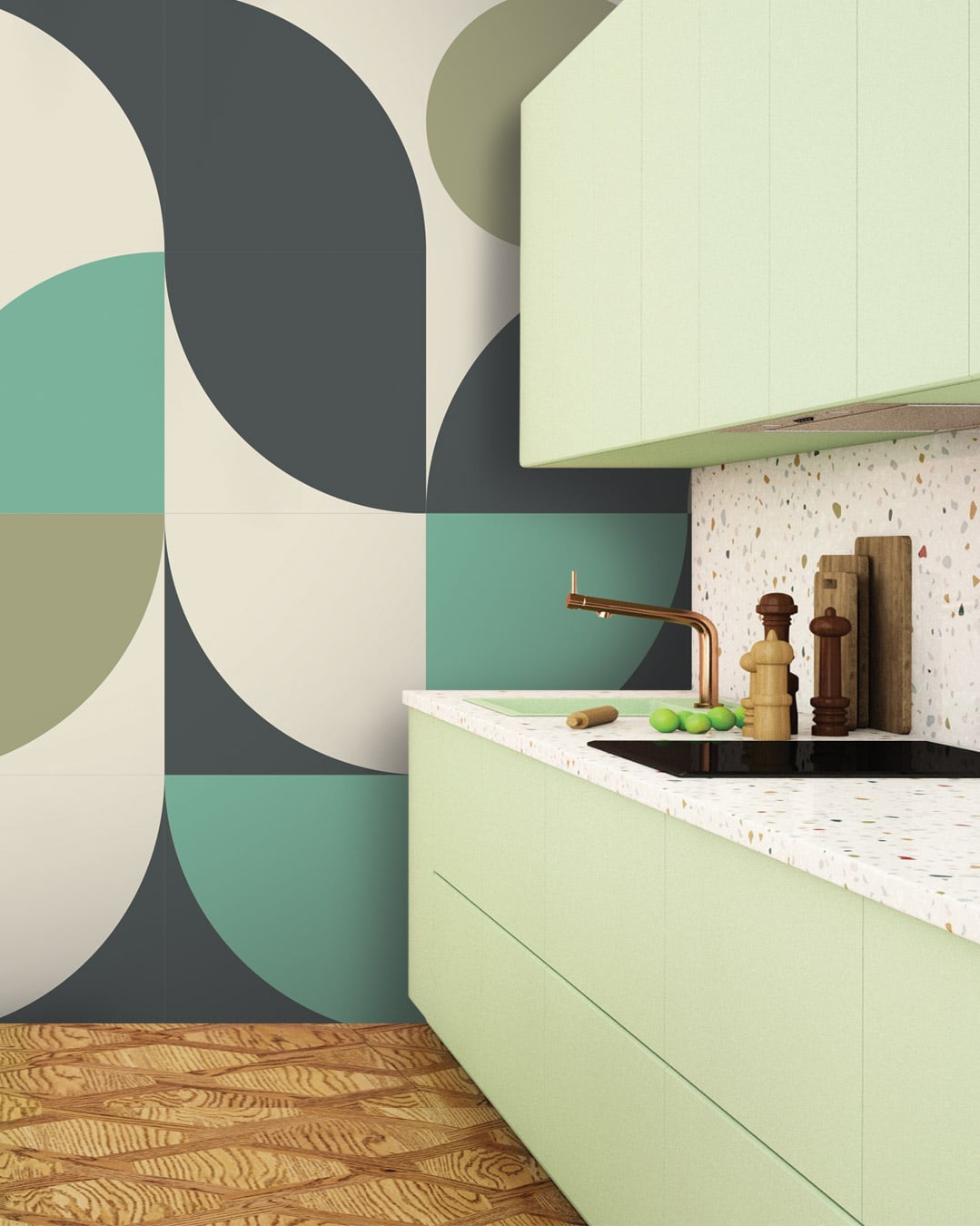 Papier peint sur mesure LGD01 style année 70