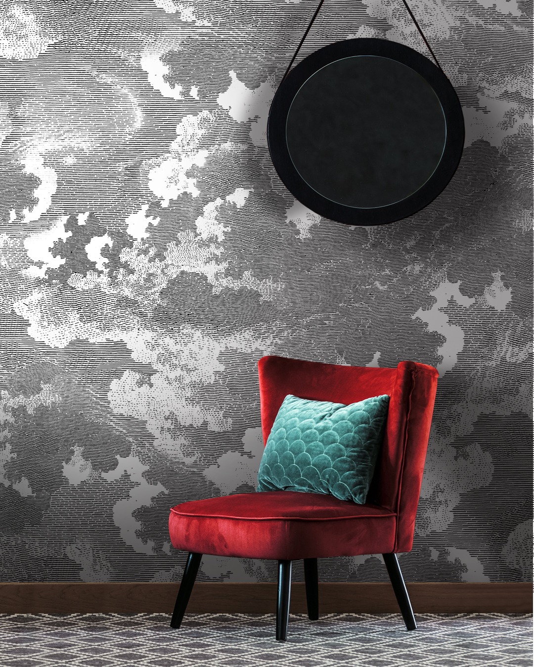 papier peint sur mesure LGD01 style gravure nature
