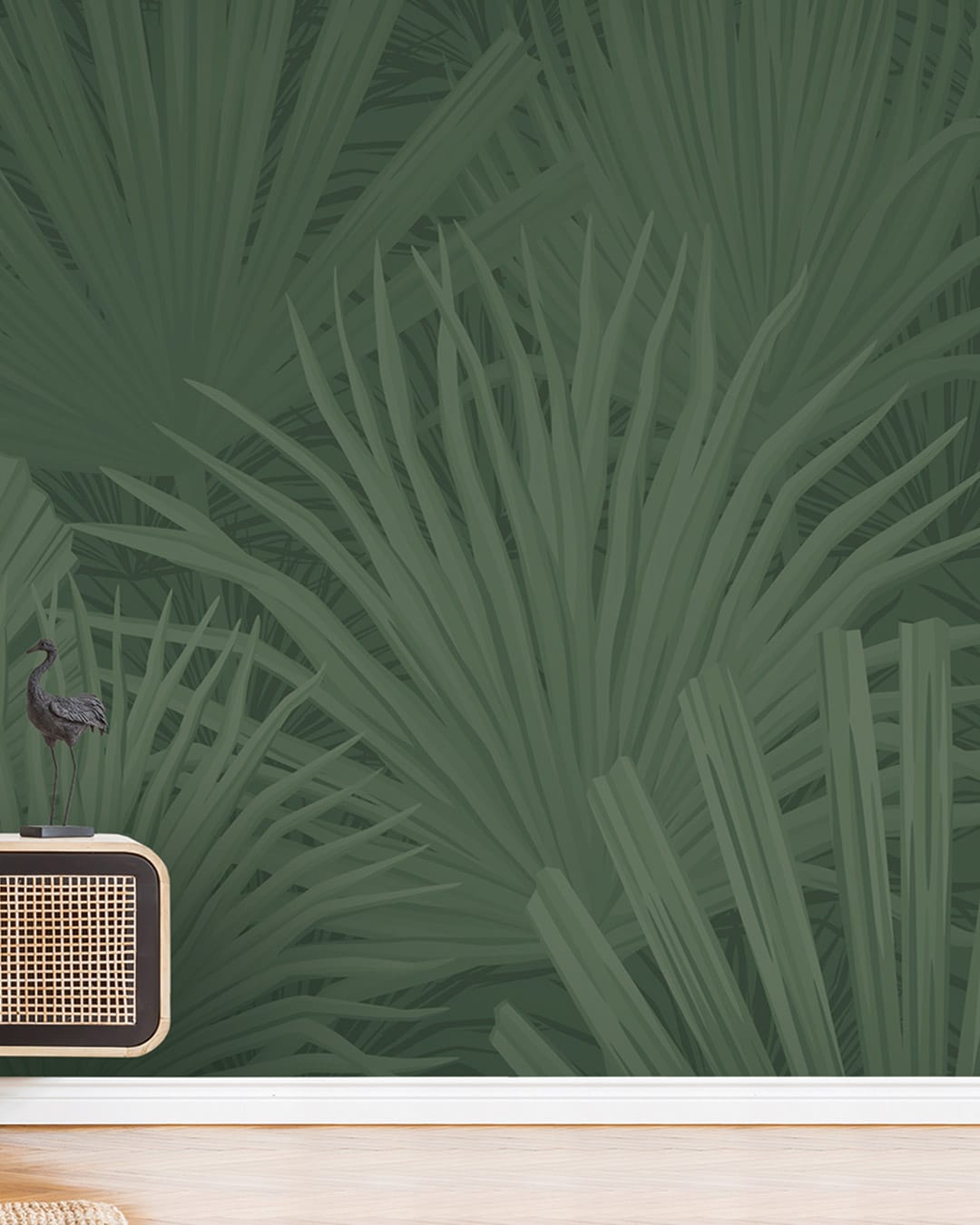 Papier peint sur mesure LGD01 style feuille de palmier